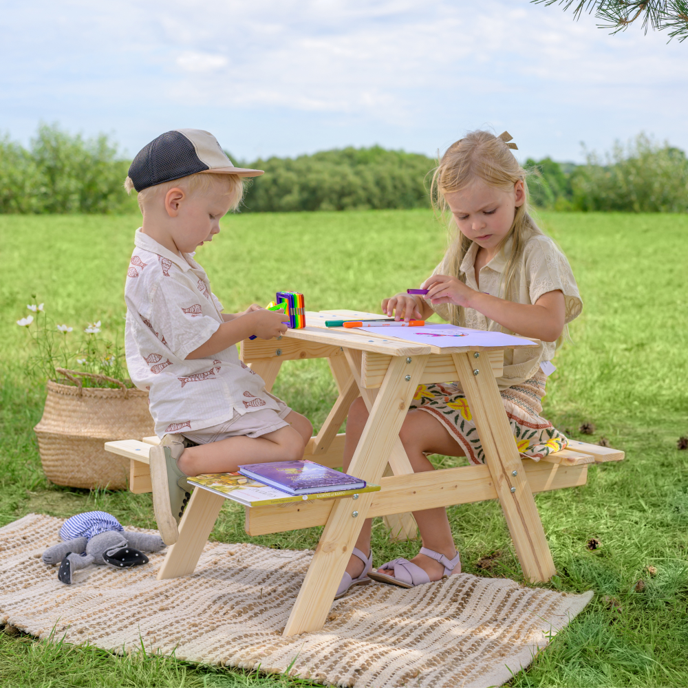 Wooden table for children M012-1 | Timbela.com